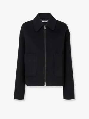 Fendi Ff Zucca Double Wool Blouson - Black