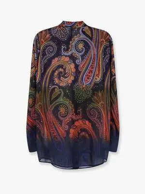 Etro Shirt With Paisley Multicolor Print