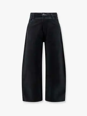 Studio Nicholson Paolo Volume Wide Leg Trousers - Black