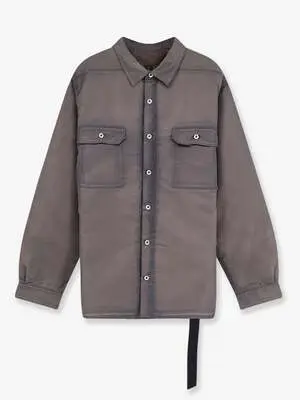 Rick Owens Jumbo Padded Outershirt Jacket/shirt - Green