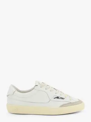 AUTRY Windscape Leather Sneakers With Suede Insert - White