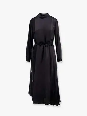 Sacai Dress With Satin Inserts