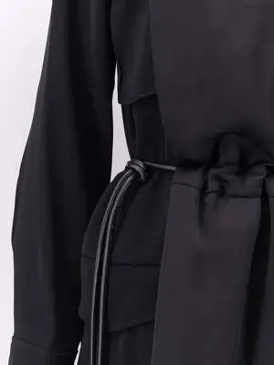 Sacai Dress With Satin Inserts