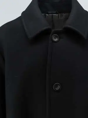 Giorgio Armani Singlebreasted Doublefaced Wool And Cashmere Cloth Coat