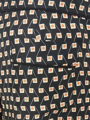 Fendi Printed Silk Pajamas Trousers