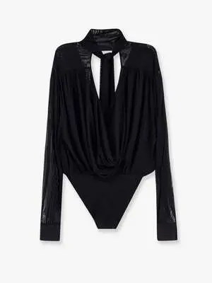 AMAZUIN Keila Sheer Stretch Tulle Bodysuit