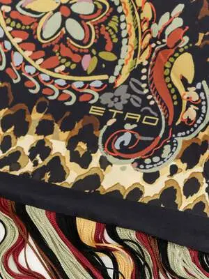 Etro Fringed Silk Shawl