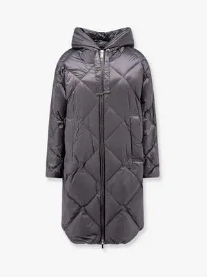 Max Mara Mtctrefe The Cube Long Down Jacket - Grey