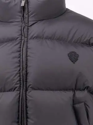 Gucci Crop Fit Down Jacket With Iconic Crest