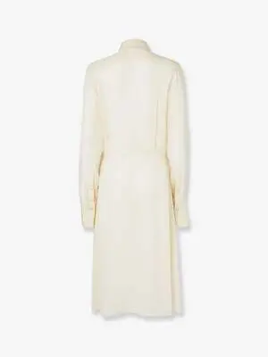 Fendi Silk Jacquard Chemisier Dress