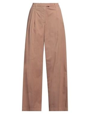 Pinko Pants Light Brown Size Cotton, Elastane - Beige