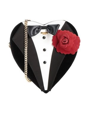 Moschino Cross-body Bag Textile Fibers - Black