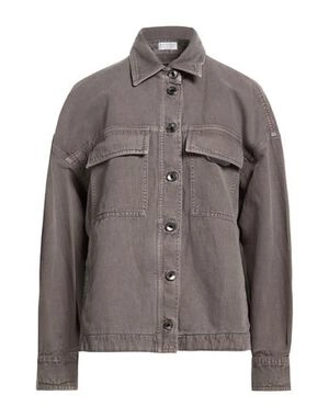 Brunello Cucinelli Denim Outerwear Size Cotton, Linen, Brass - Grey