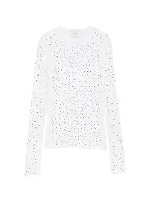 ALYSI Crewneck Sweater - White