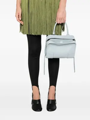 Loewe Amazona 180 Small Leather Handbag - Grey