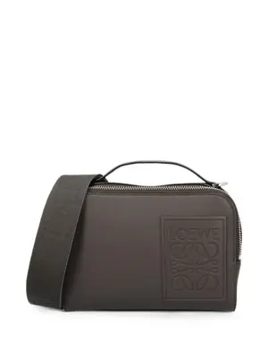 Loewe Camera Mini Leather Crossbody Bag - Grey
