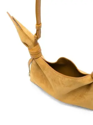 Loewe Scarf Mini Leather Shoulder Bag - Yellow
