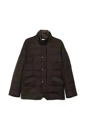 MONTECORE Quilted High-neck Jacket - Brown