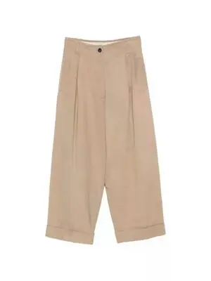 TELA Tyler Pleated Trousers - Neutrals