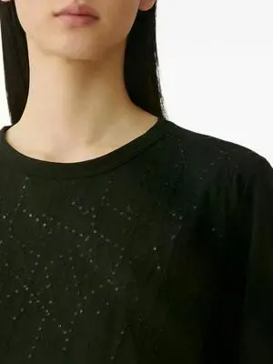 Fabiana Filippi Sequin-embellished T-shirt
