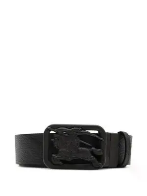 Burberry Reversible Check Rider Belt - Black