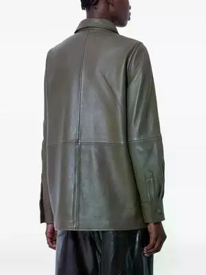 RÓHE Button-down Leather Jacket