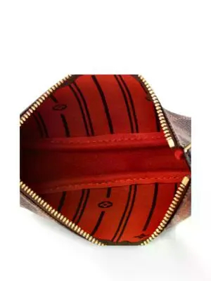 LOUIS VUITTON Pochette Accessoires Limited Edition Damier Mini Clutch Bag