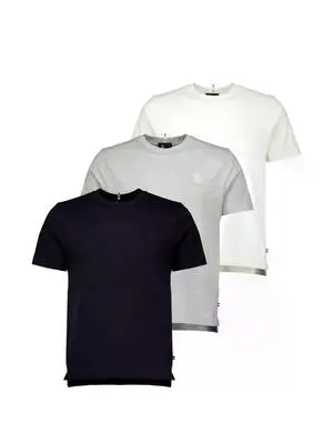 Moncler Logo-patch T-shirts - Multicolour