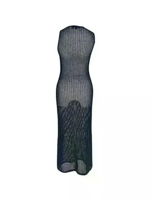 Theory 2020s Open-knit Crochet Dress