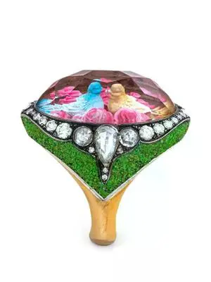 SEVAN BIÇAKÇI Lovebirds Diamond Mosaic Ring