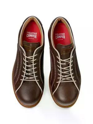Camper Pelotas Leather Low-top Sneakers - Brown