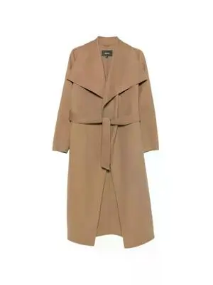 Mackage Mai Belted Wool Coat - Neutrals