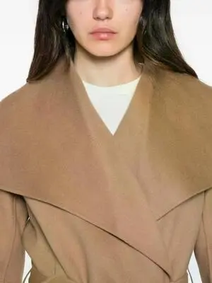 Mackage Mai Belted Wool Coat - Neutrals