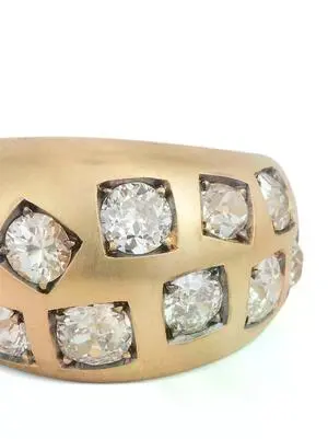 SYLVA & CIE Embellhished Diamond Dome Ring