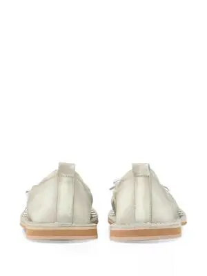 Camper Menosmal Stud-embellished Leather Loafers - Neutrals