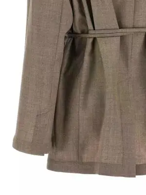 Brunello Cucinelli Belted Wool Jacket
