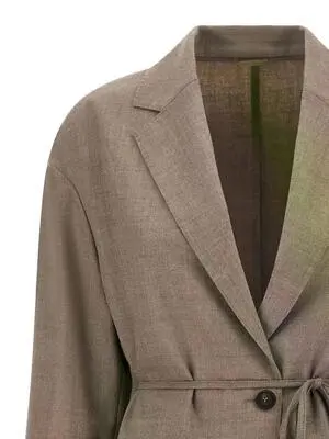 Brunello Cucinelli Belted Wool Jacket