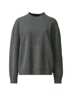 Fabiana Filippi Bead-embellished Ribbed-trim Sweater