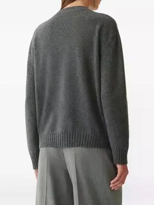 Fabiana Filippi Bead-embellished Ribbed-trim Sweater
