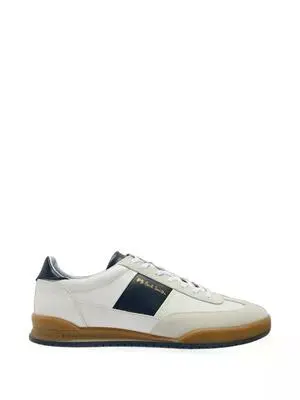 Paul Smith And Navy 'dover' Leather Panel Trainers - White