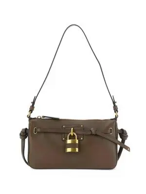 Chloé Mini Paddington Leather Shoulder Bag - Brown