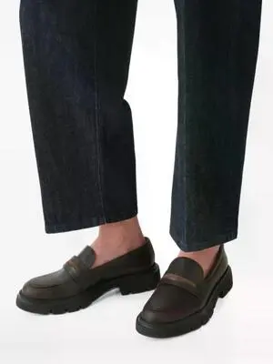 Fabiana Filippi Monili-chain Lug-sole Loafers