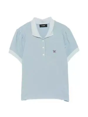 WILLY CHAVARRIA Willy Chavela Puff-sleeve Polo Shirt
