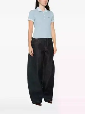 WILLY CHAVARRIA Willy Chavela Puff-sleeve Polo Shirt