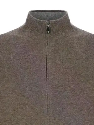 DELLA CIANA Zip-up High-neck Sweater