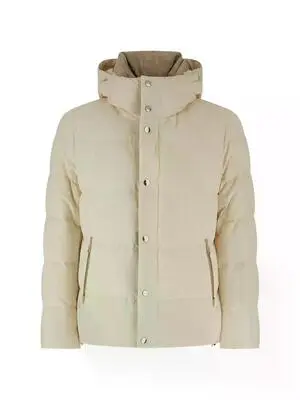 MONTECORE Hooded Quilted Jacket - Neutrals