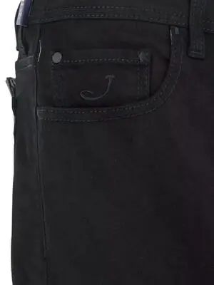 JACOB COHЁN Bard Logo-patch Slim-cut Jeans