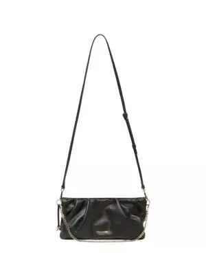 Fabiana Filippi Ruched Chain-link Shoulder Bag - Black