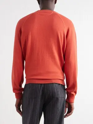 GHIAIA Cotton And Cashmere-blend Sweatshirt