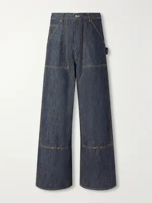 FULLCOUNT Double-knee Wide-leg Jeans